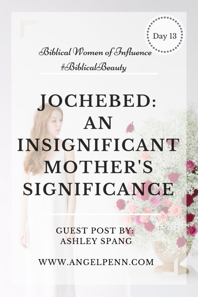 Jochebed: A Mother's Significance in the Lives of Her Children
